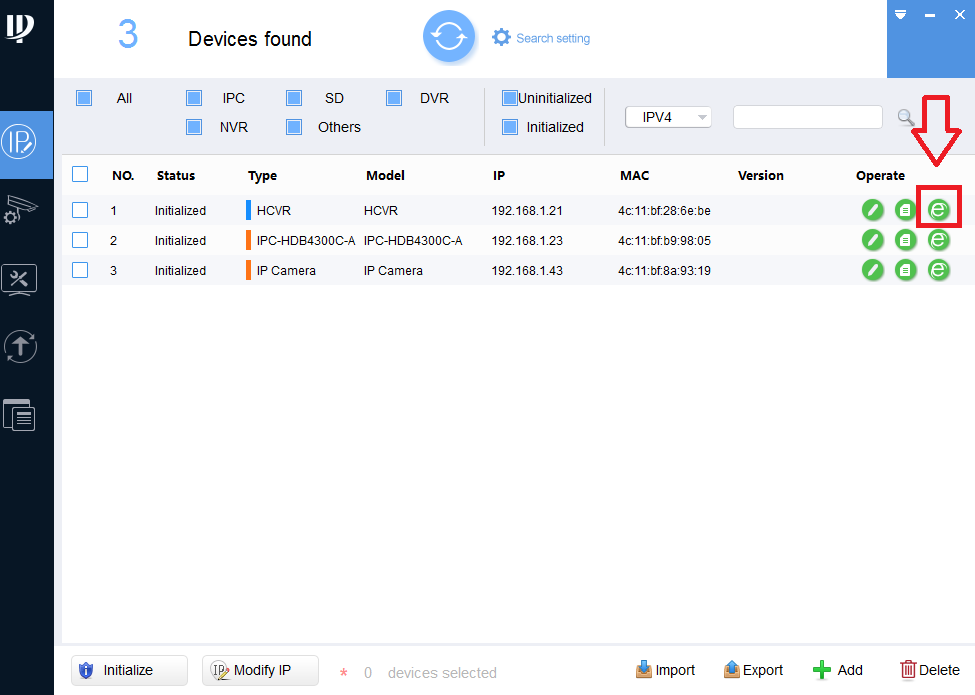 ToolBox ConfigTool Modify IP - Dahua Wiki